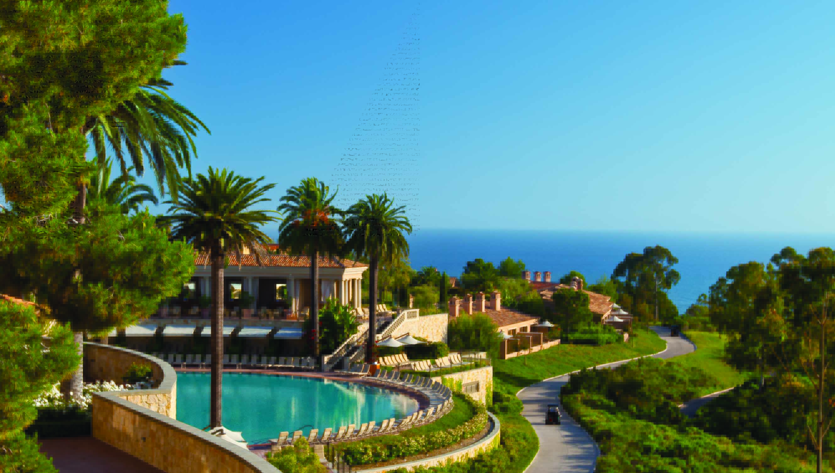 Resort Horizontal - Promenade, Pool & Pacific View - North Valley Magazine