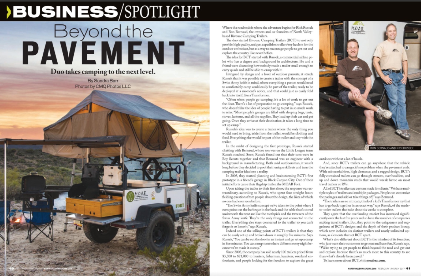 Bivouac Camping Trailers